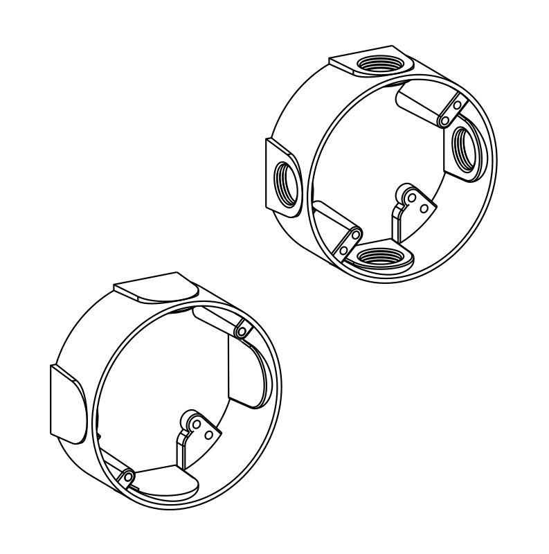 4" Round Extension Rings – Sonic Electric