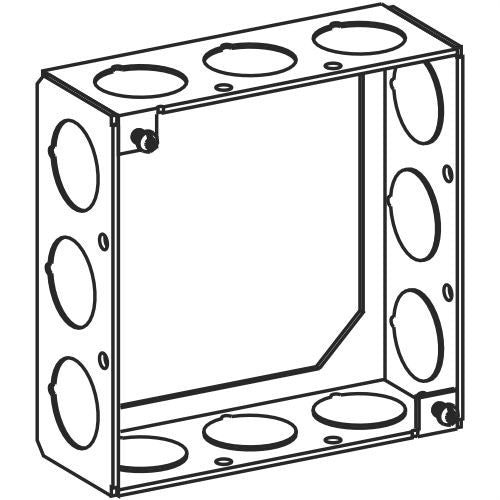 Orbit 4SB-50-EXT 4" Square Extension Box 1-1/2" Deep 1/2" - Galvanized ...