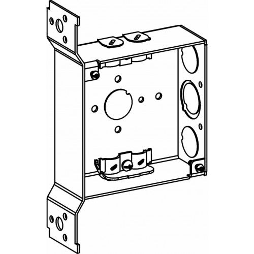 Orbit 4SB-NM-FB 4" Square Box 1-1/2" Deep NM Type With Bracket - Galva
