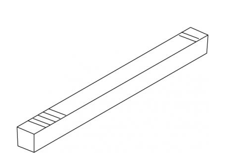 Elco Lighting EL6003 Transverse Axle for EL6000, Adjustable Hole Cutte ...