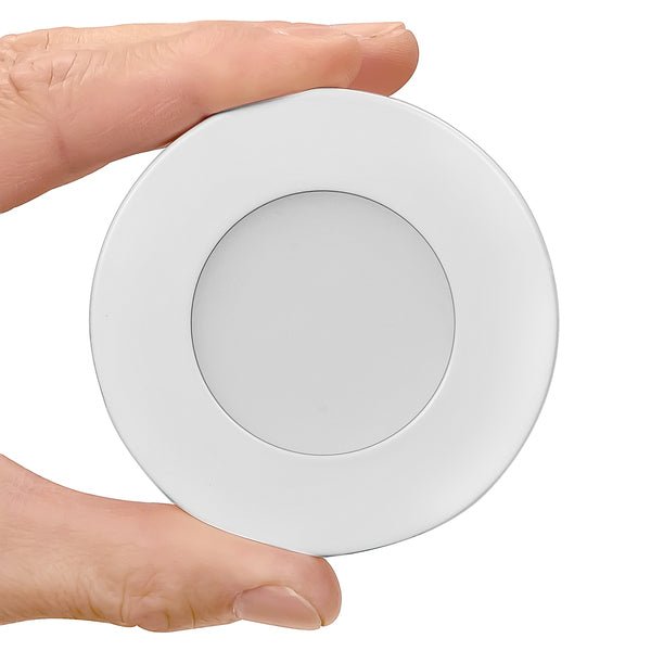 120V LED 3-Pack Puck Light - White – Sonic Electric