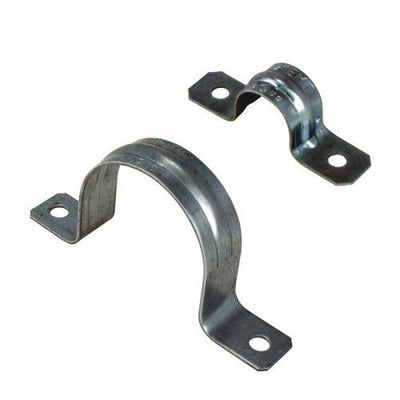 Malibu 2-Hole EMT Straps, Zinc, Stamped Steel - 1/2" to 4" Sizes Avail ...