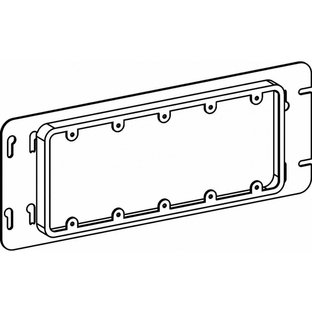Orbit 3/4" Raised, 5-Gang Switch Box Device Ring