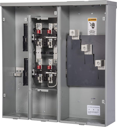 Siemens WEP4212 400-Amp 2-Gang 1-Phase Ring Type Cover, EUSERC Certifi